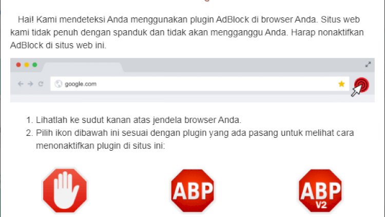 Adblock Javascript Detector Untuk Mendeteksi Extension Adblock Browser Mikrotik Bot Telegram